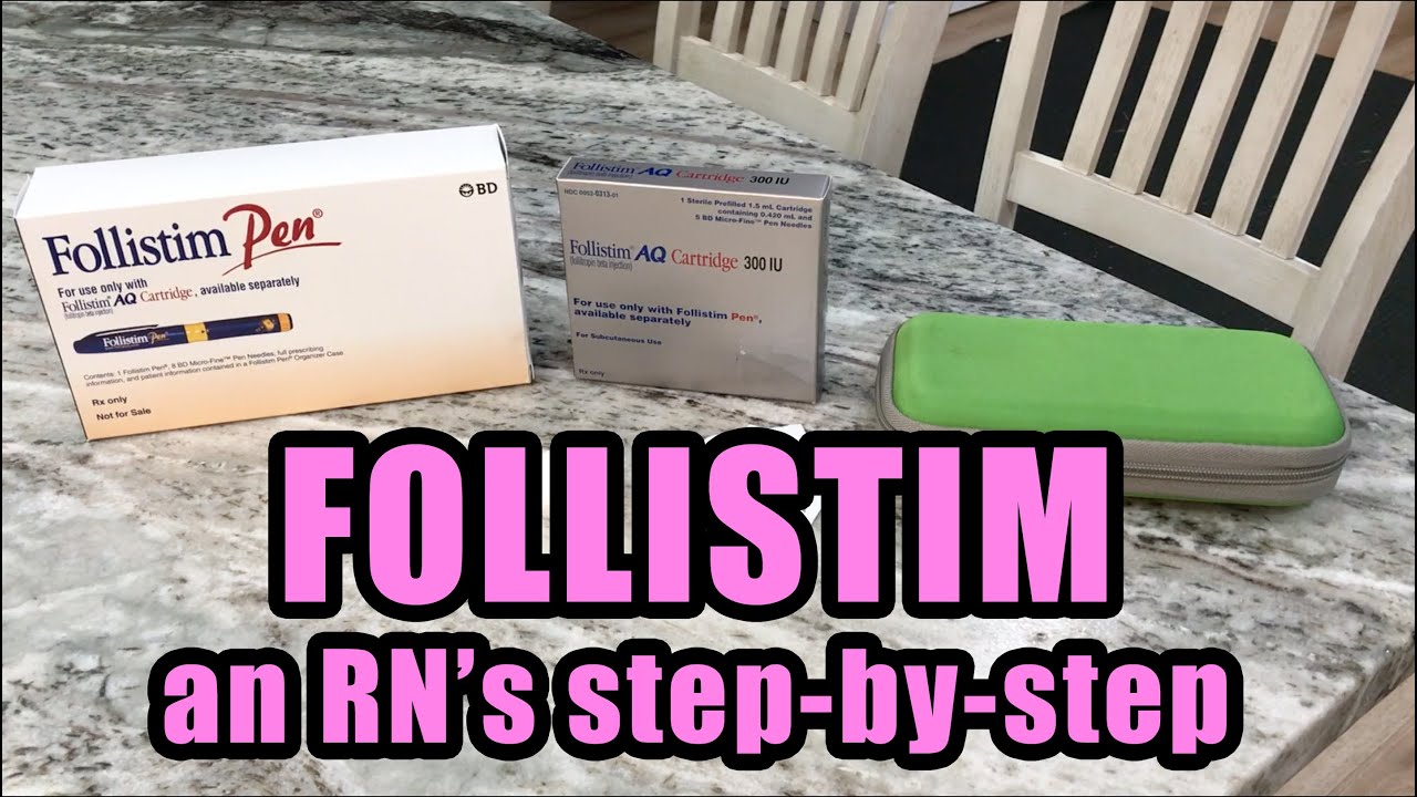 How To Inject Follistim - YouTube