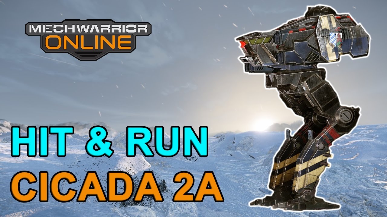 Hit and Run Cicada! Mechwarrior Online - TTB - YouTube