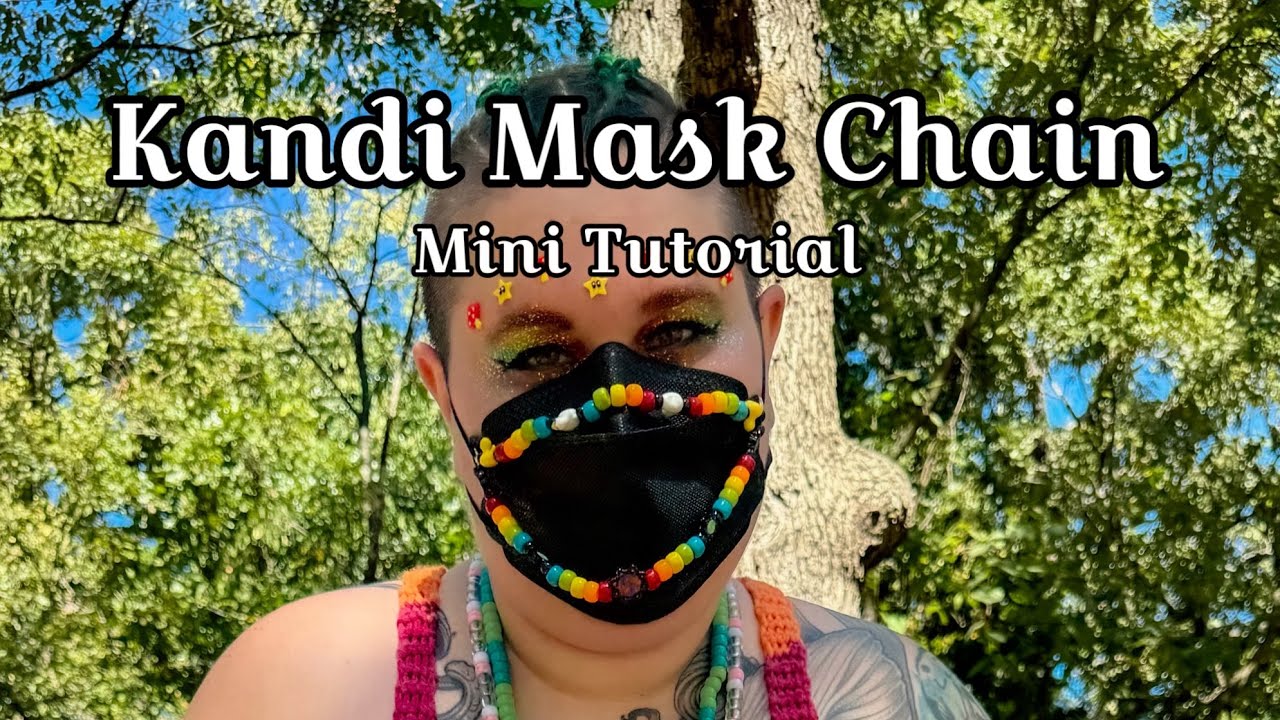 Kandi Mask Chain Tutorial | TikTok Kandi Tutorials - YouTube