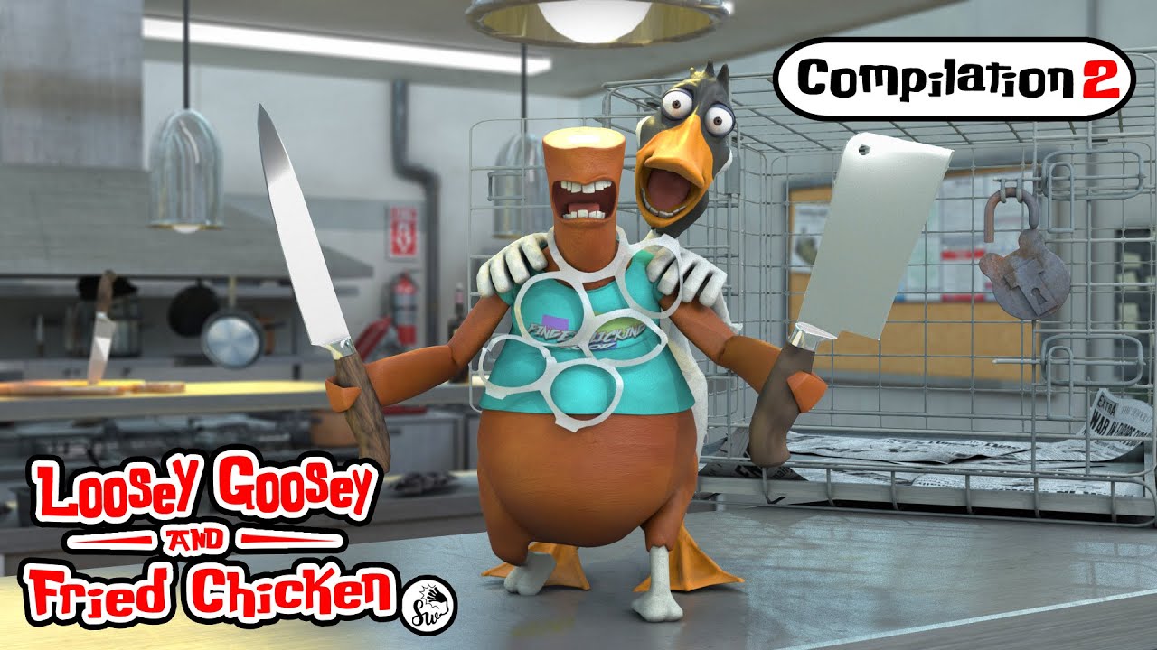 Loosey Goosey & Fried Chicken | Eps 6-9 | Slapworks Animation - YouTube