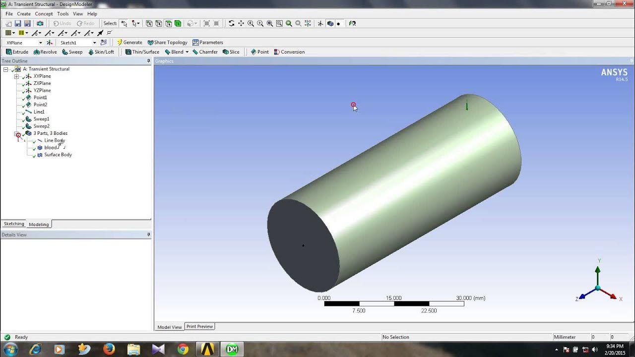 Two way FSI using ANSYS Fluent Part-1 - YouTube