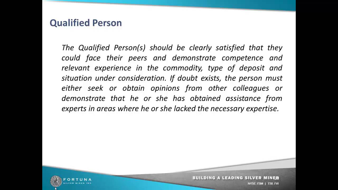 CORREGIDO The role of the qualified person - YouTube