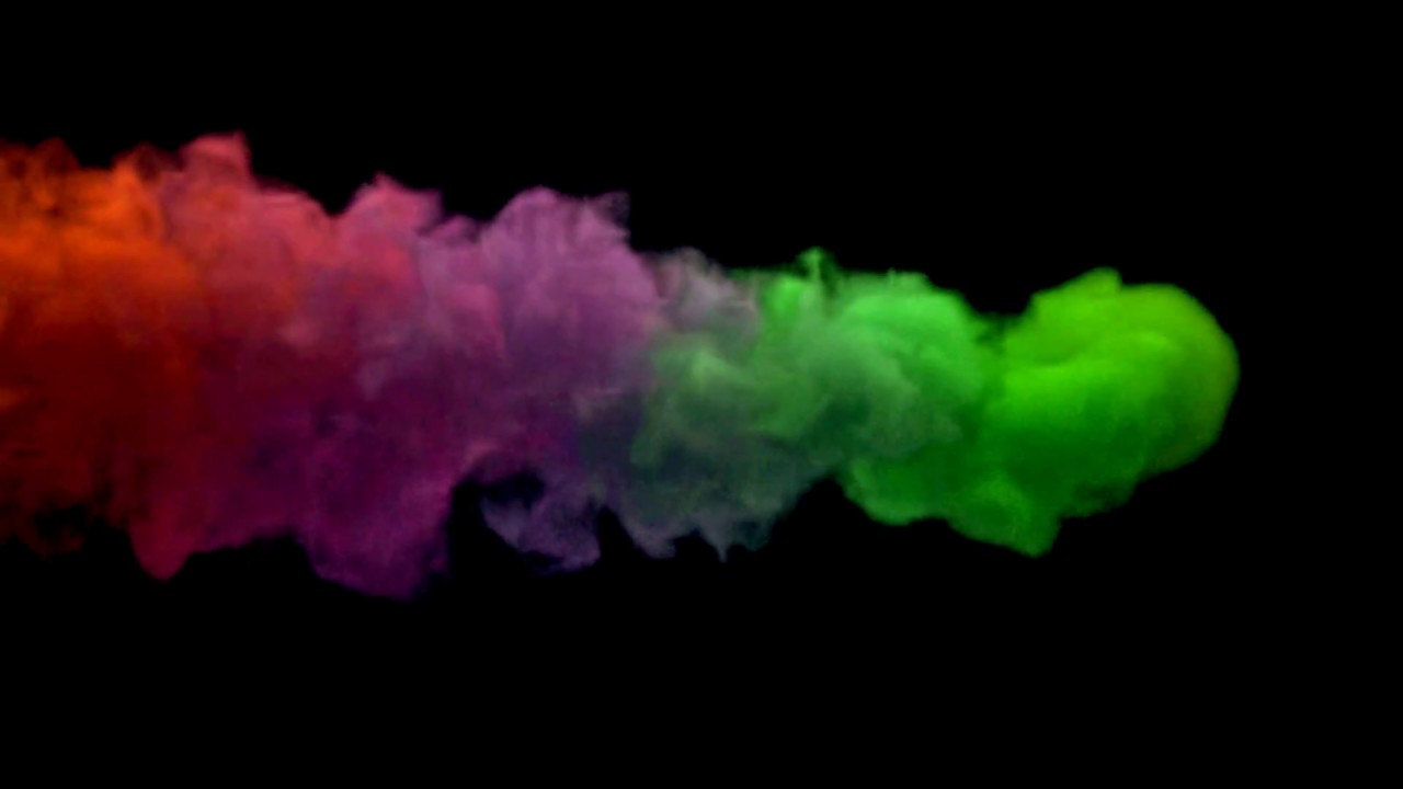 Satisfying Colorful Smoke Simulation (1440p) - YouTube