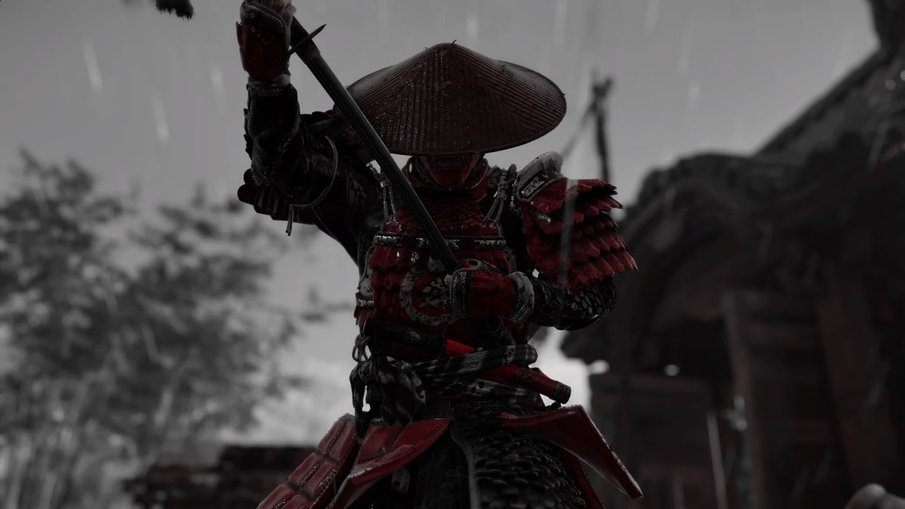 DEADLY RED SAMURAI - GHOST OF TSUSHIMA STEALTH AND COMBAT GAMEPLAY ...