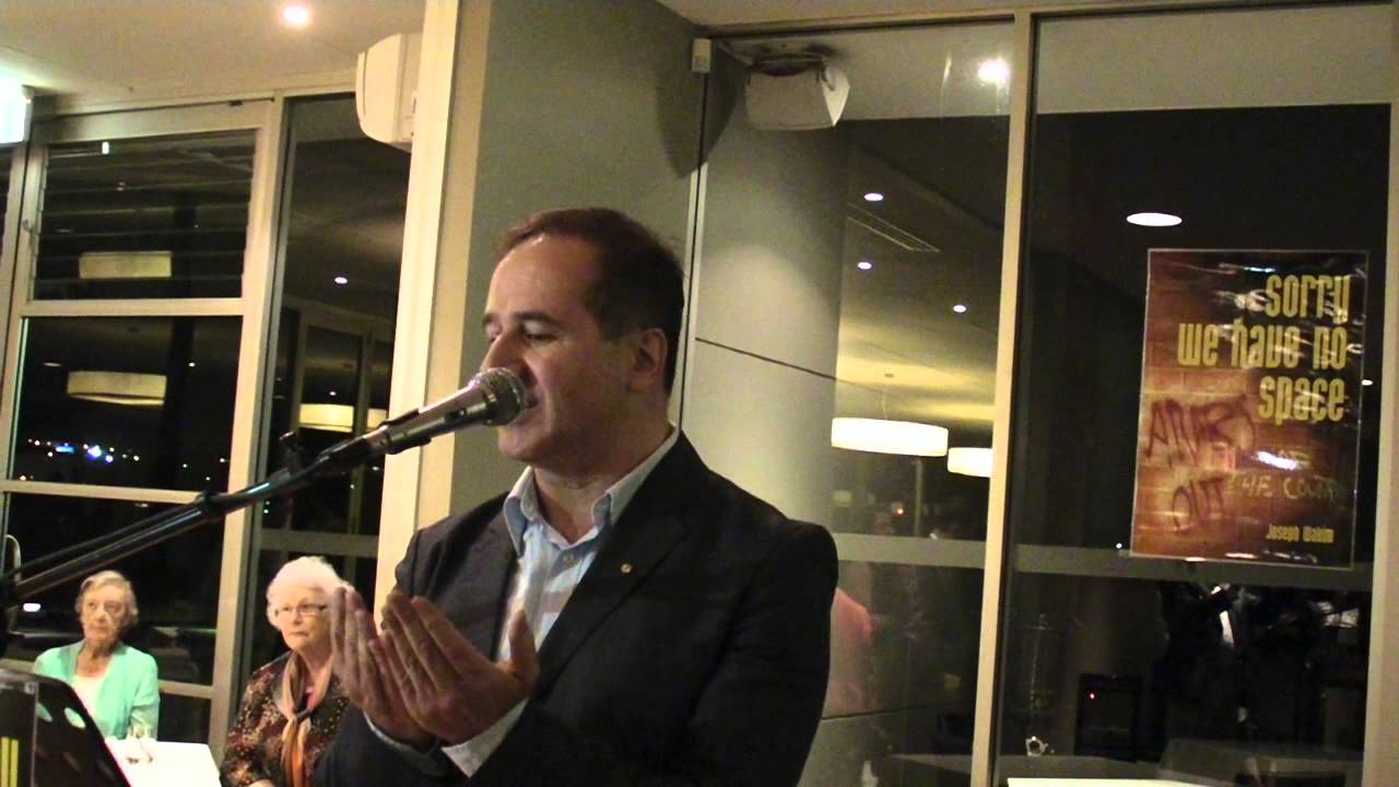 Sorry We Have No Space by Joseph Wakim- Sydney Book Launch - YouTube