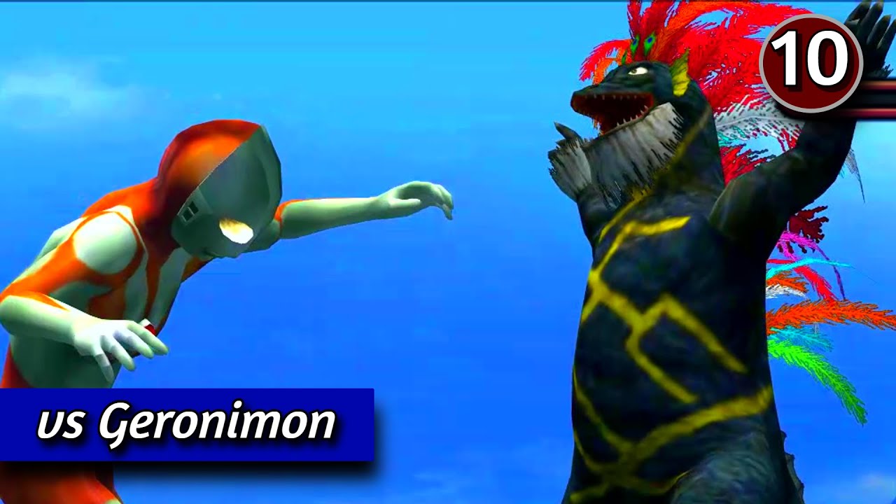 Ultraman PS2 Story - PART 10 ~ Ultraman vs Geronimon【𝟭𝟬𝟴𝟬𝗽 𝗛𝗗 ...