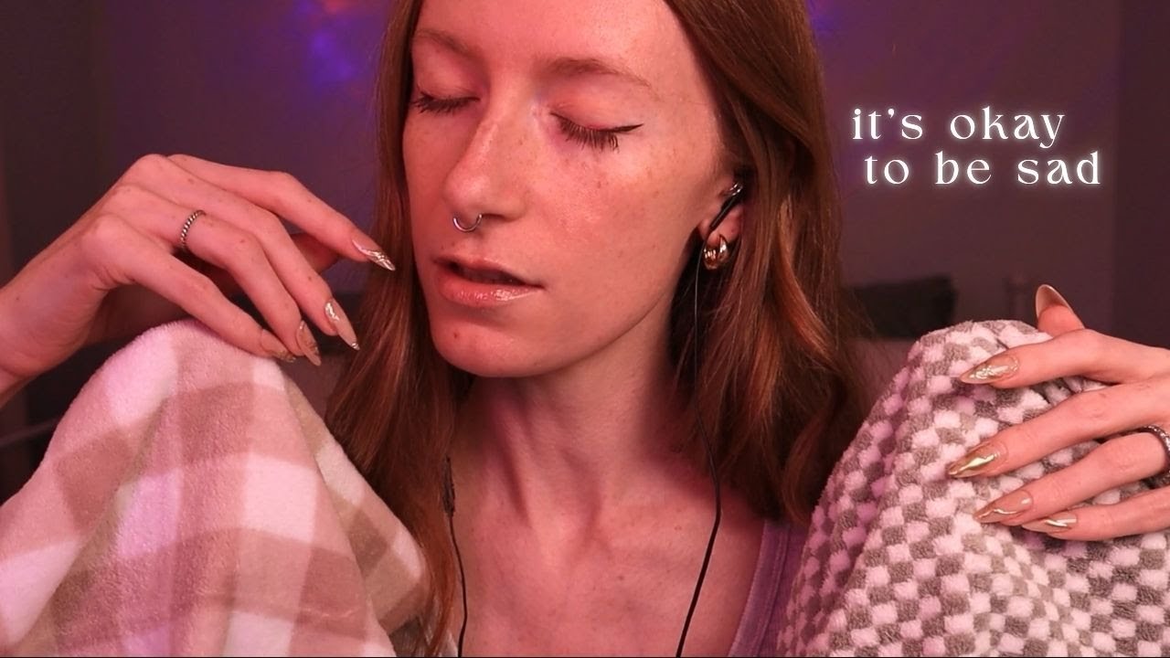 ASMR for when you feel sad 🌧️ (honest whispers, gentle scratching ...