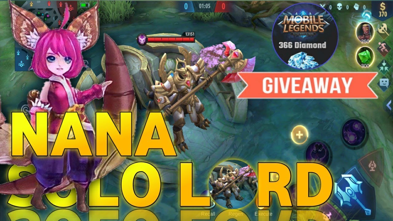Nana Solo Lord Mlbb X Tiktok Youtube