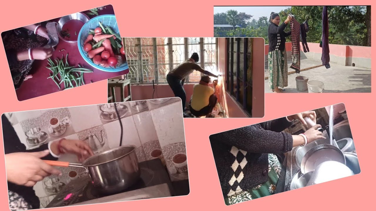 Village Housewife Lifestyle Daily Routine - YouTube