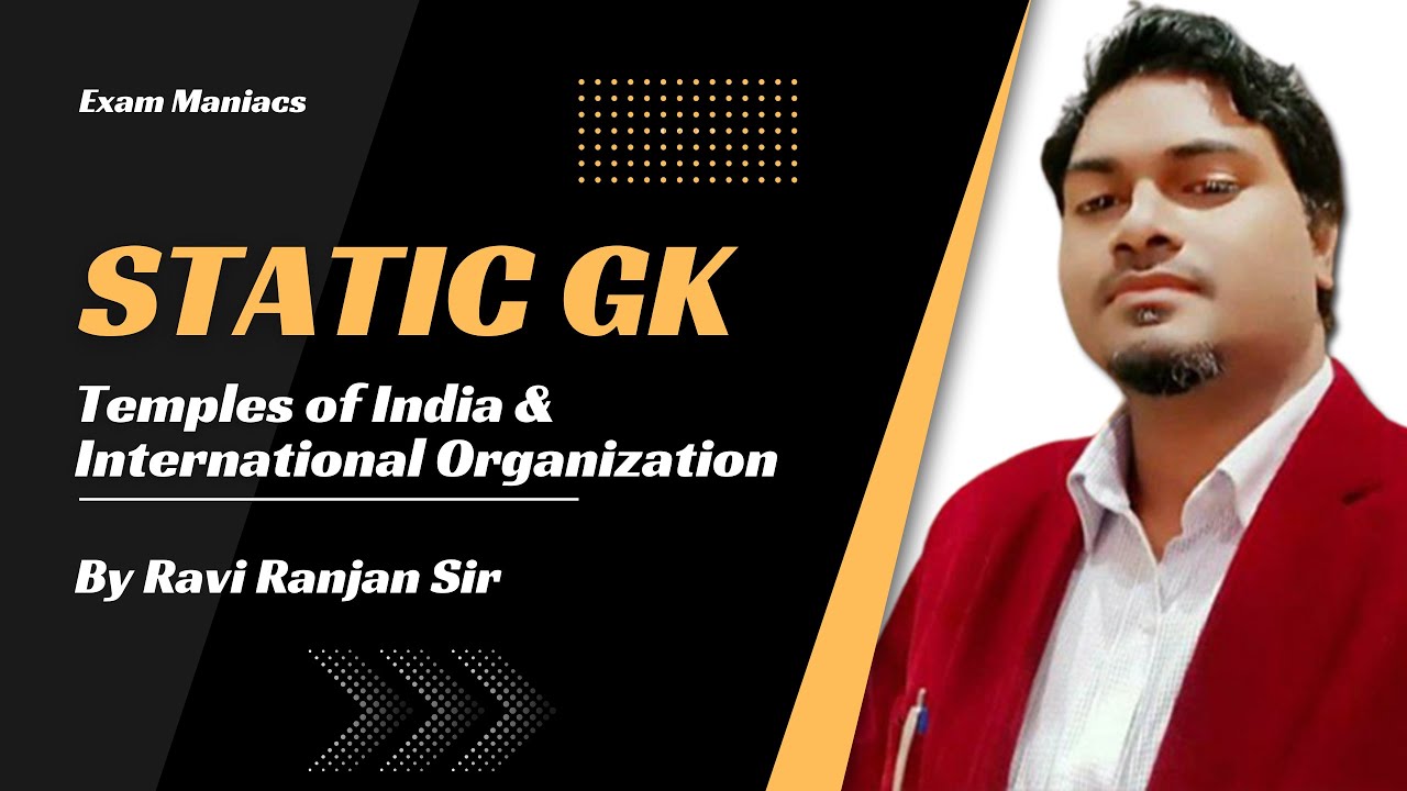 Temples of India & International Organization by Ravi Ranjan Sir - YouTube