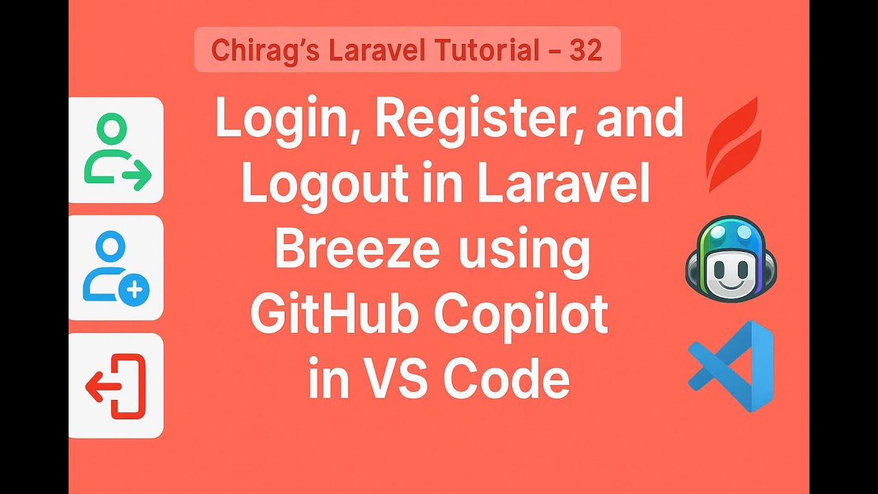 Login, Register, and Logout in Laravel Breeze using GitHub Copilot in ...