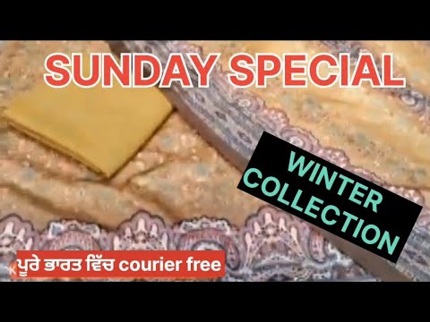 SUNDAY SPECIAL , Winter Collection || COURIER FREE - YouTube