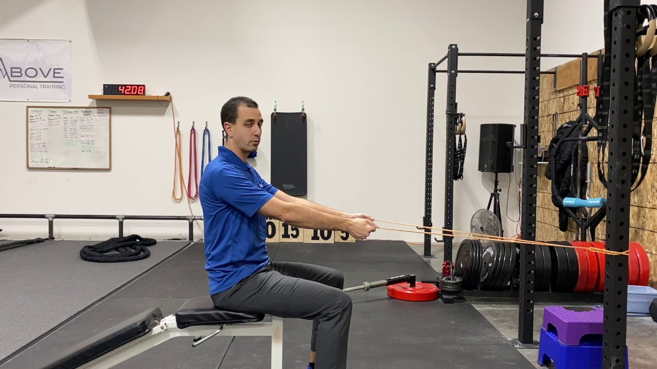 Banded Seated row - YouTube