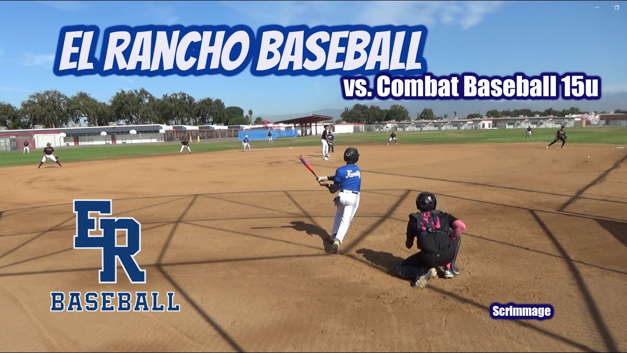 El Rancho Baseball Freshman vs. Combat Baseball 15u 10/19/2024 - YouTube