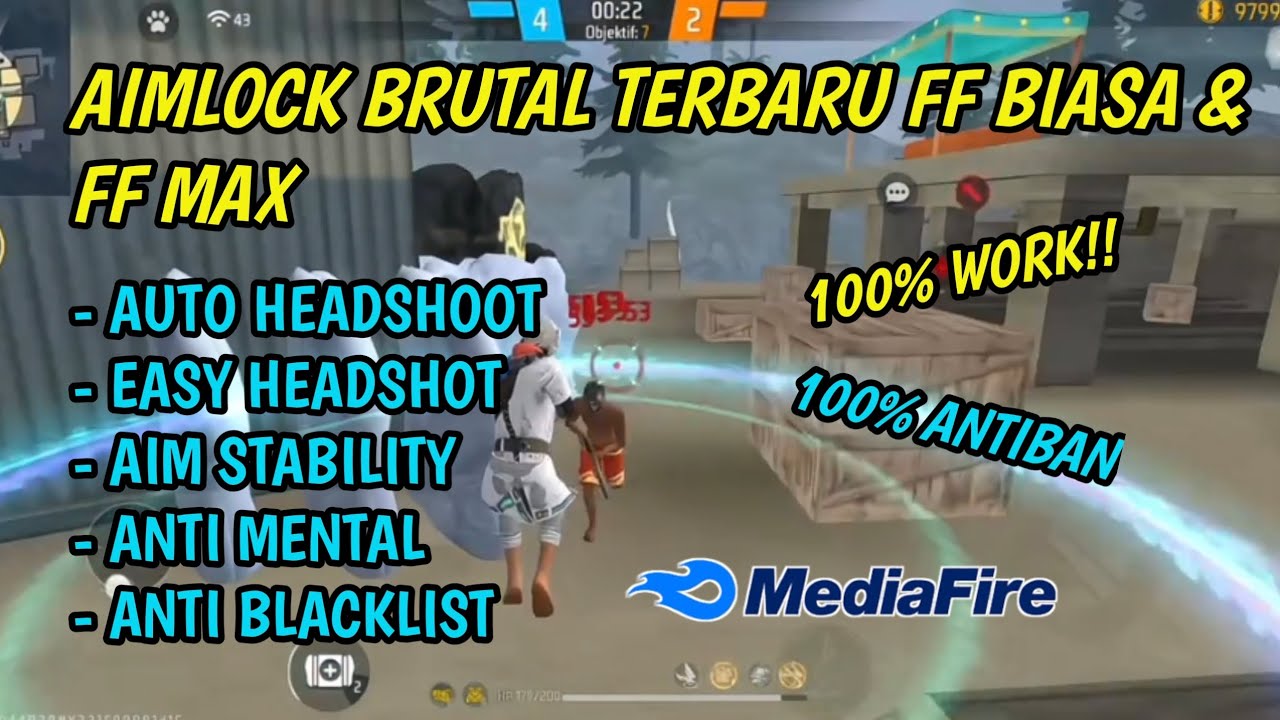 NEW UPDATE‼️ AIMLOCK BRUTAL TERBARU FF BIASA & FF MAX⚙️⚙️ - YouTube