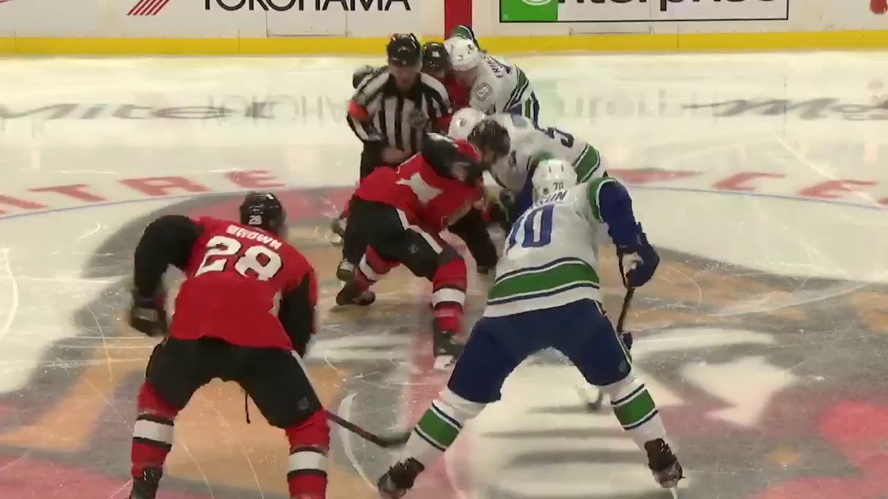 Ottawa Senators vs Vancouver Cunucks 27/02/20 - YouTube