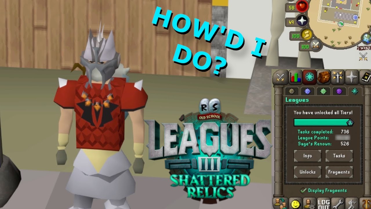 My Leagues 3 Experience Summarized | OSRS Shattered Relics Leagues 3 ...