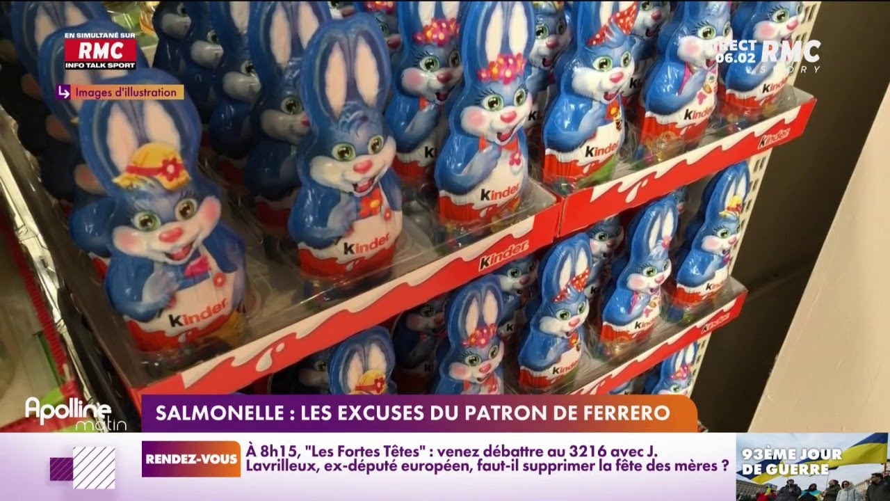 "Je suis désolé" : le patron de Ferrero France présente ses excuses ...