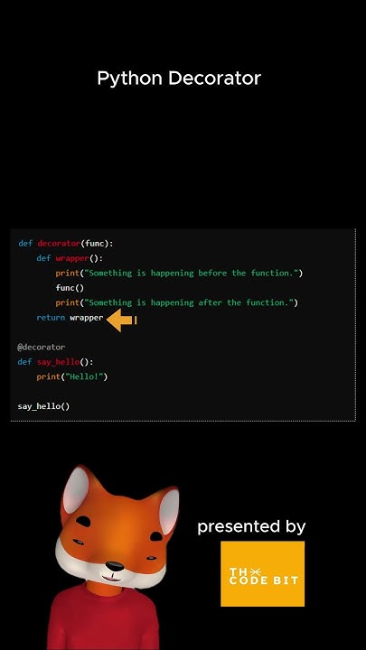 Python Decorator: BEST EXPLANATION - YouTube