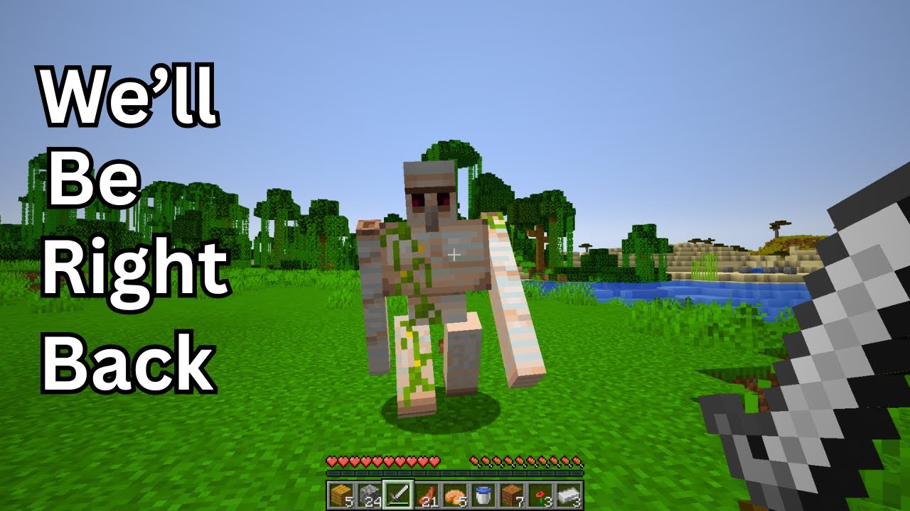 We'll Be Right Back (Minecraft Edition) - YouTube