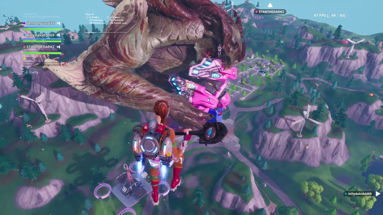 Fortnite robot vs monster event - YouTube