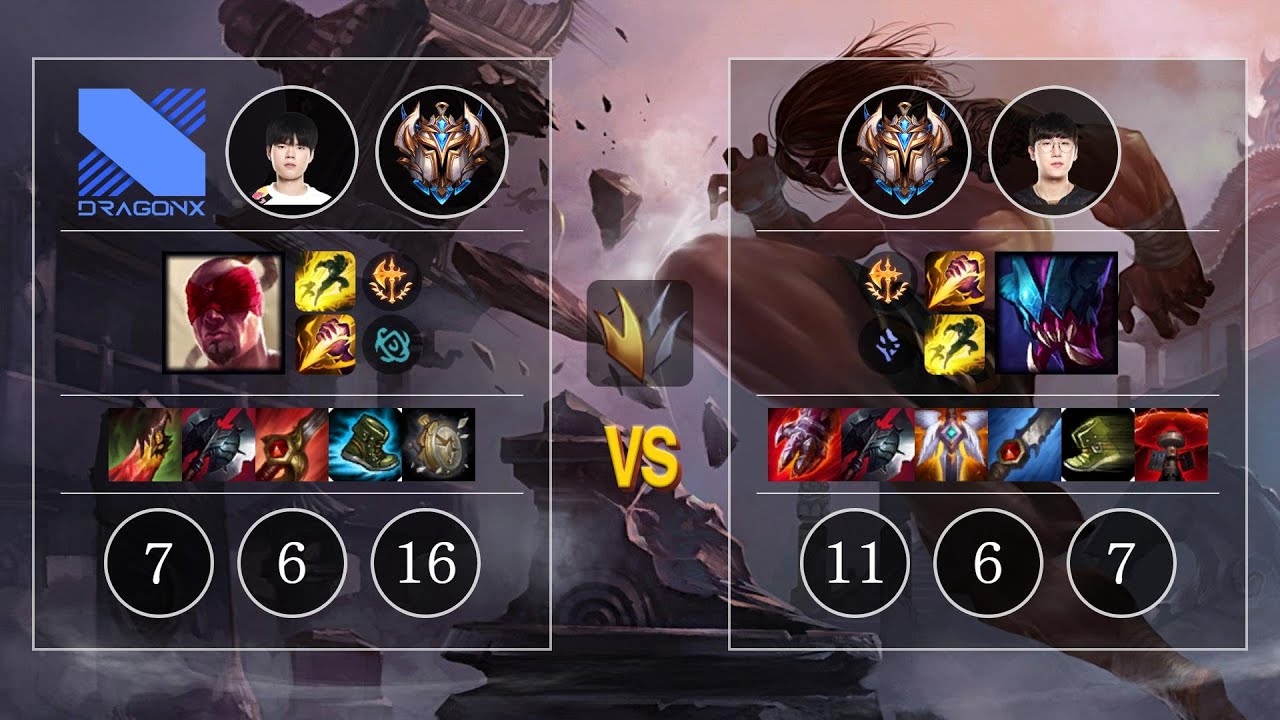 DRX Deft Lee Sin vs Ruler Rek'Sai Jungle - KR Challenger Patch 10.11 ...