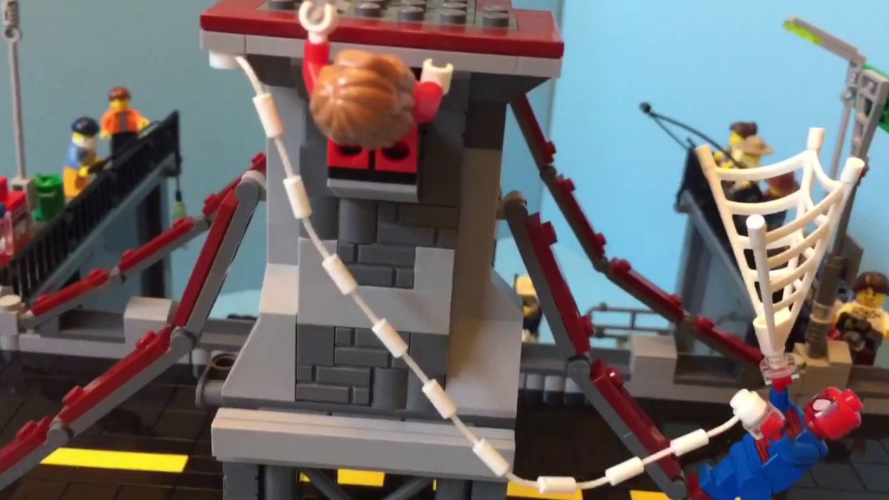 LEGO City Update: Modified Spider-Man Bridge Set. How I Changed this ...