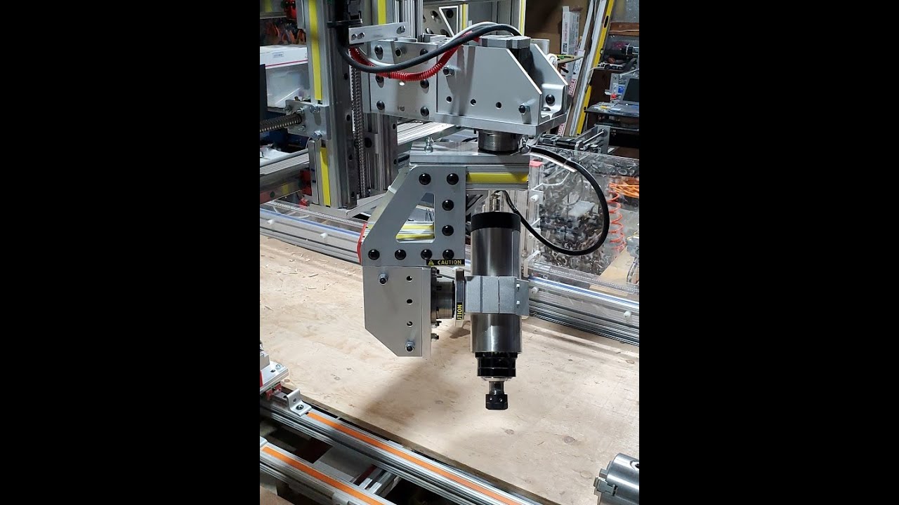 NeW TWIST 5 axis CNC Test - The 5 Prime CNC Router with NEW BC Drive 20 ...