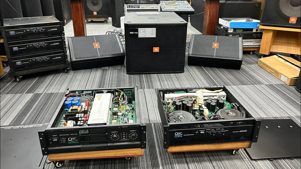 QSC 4.0 Và QSC RMX 5050 || 2 moden khủng,chất âm tuyệt vời || mời các ...