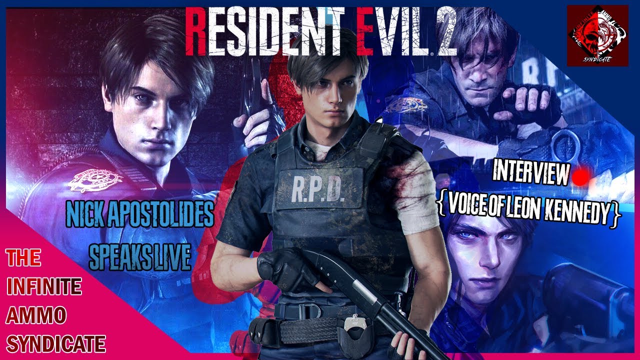 IAS Interview w/ Nick Apostolides - The Voice Actor of Leon S. Kennedy ...