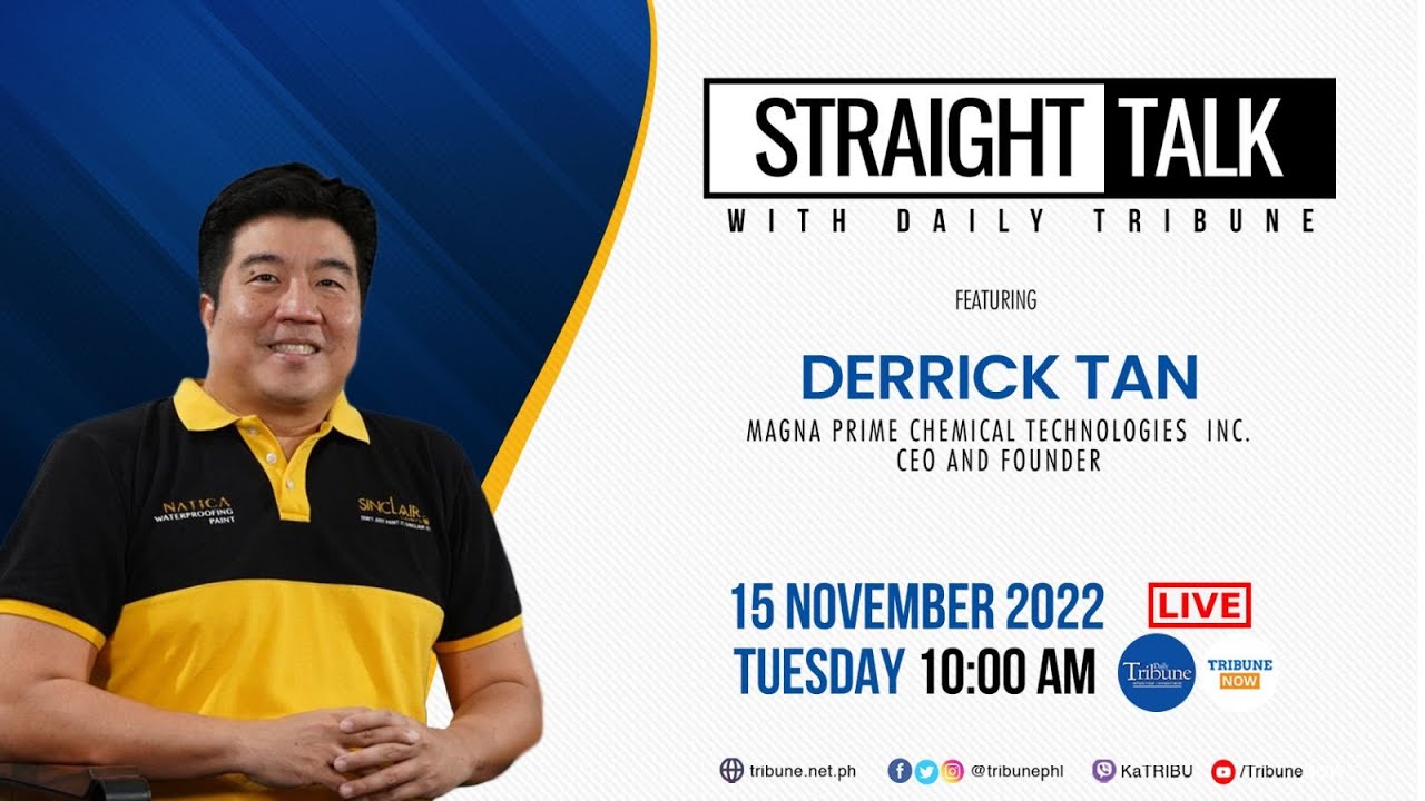 Derrick Tan of Magna Prime Chemical Technologies | Straight Talk - YouTube