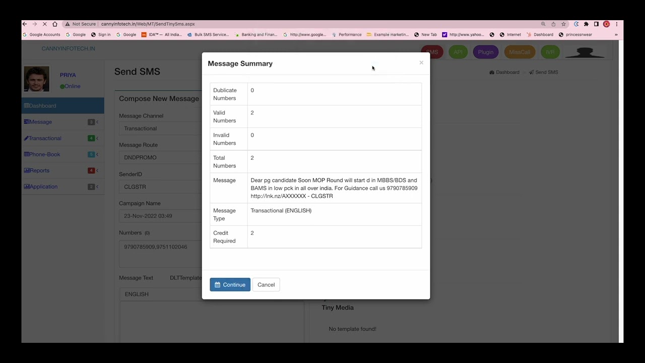 Smart SMS Demo Video - YouTube