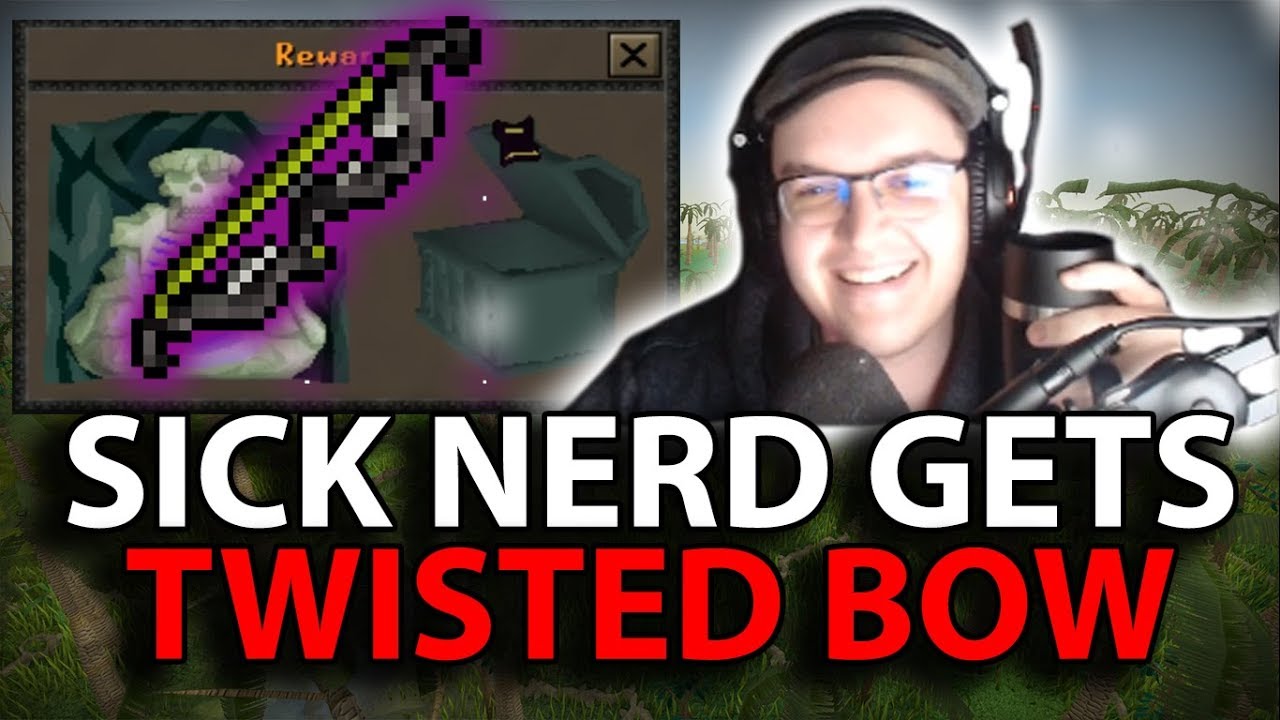 Sick nerd gets twisted bow! OSRS News - YouTube