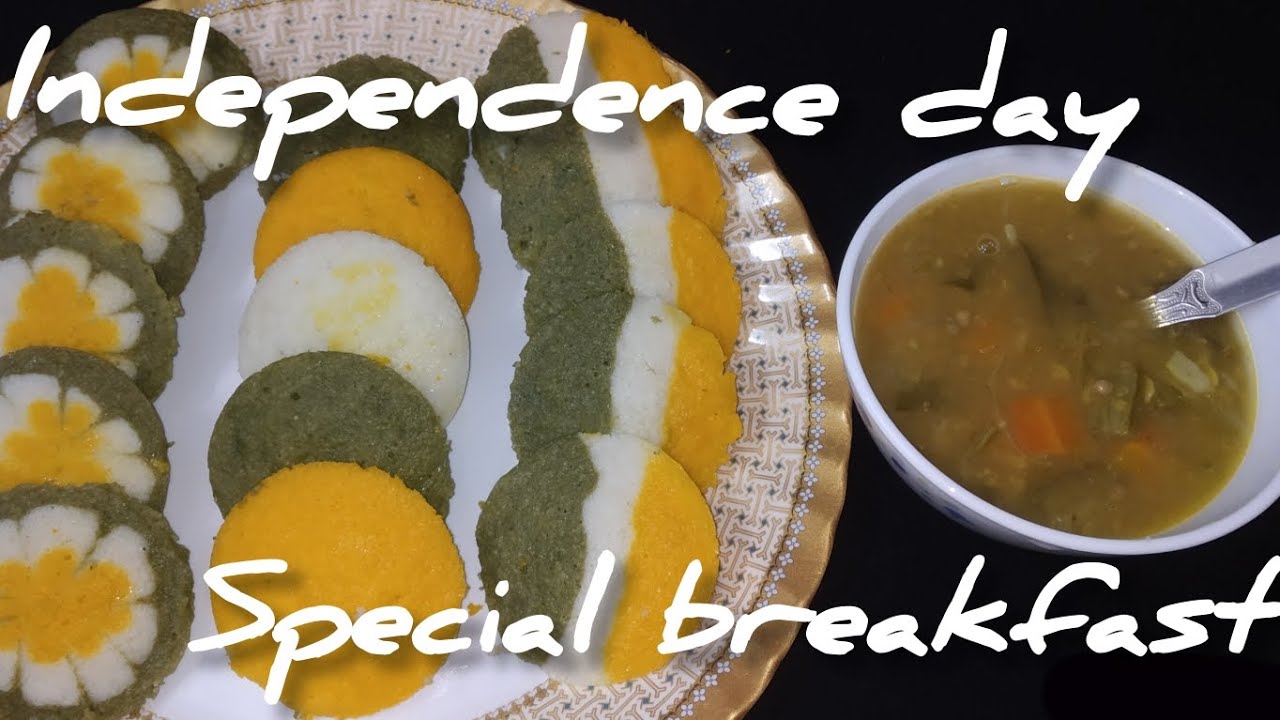 independence day special breakfast / tricolour idli recipe - YouTube