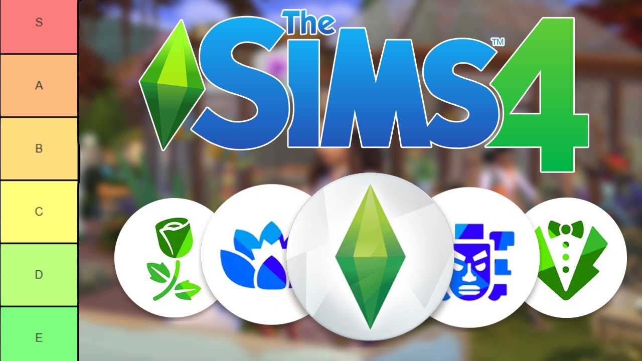 Ranking Every Sims 4 Pack!! | The Sims 4 Tier List - YouTube