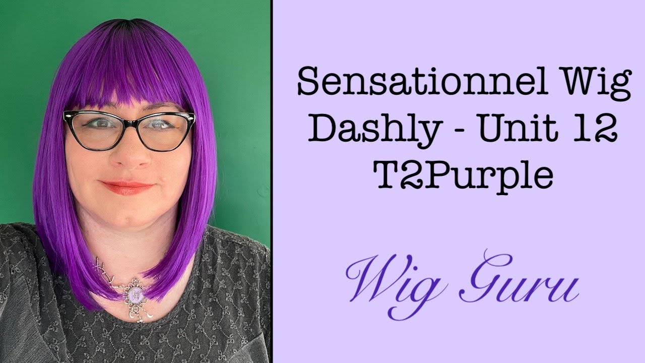 Sensationnel Dashly Unit 12 - Purple - Wig Review - YouTube