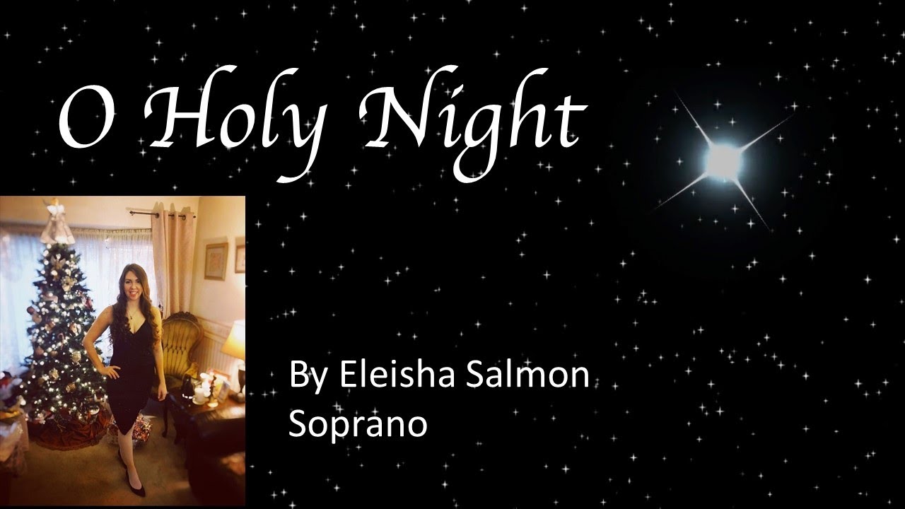 "O HOLY NIGHT" | Soprano | Christmas Song | (Lyric video) - YouTube