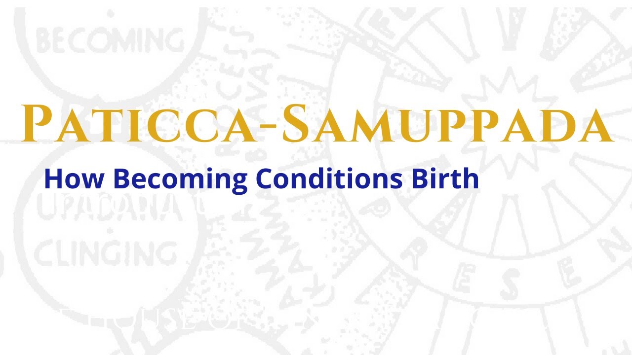 Paticca Samuppada #3 How Becoming Conditions Birth - YouTube