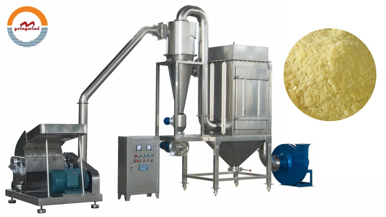 Automatic carnauba wax powder grinding milling machine industrial palm ...