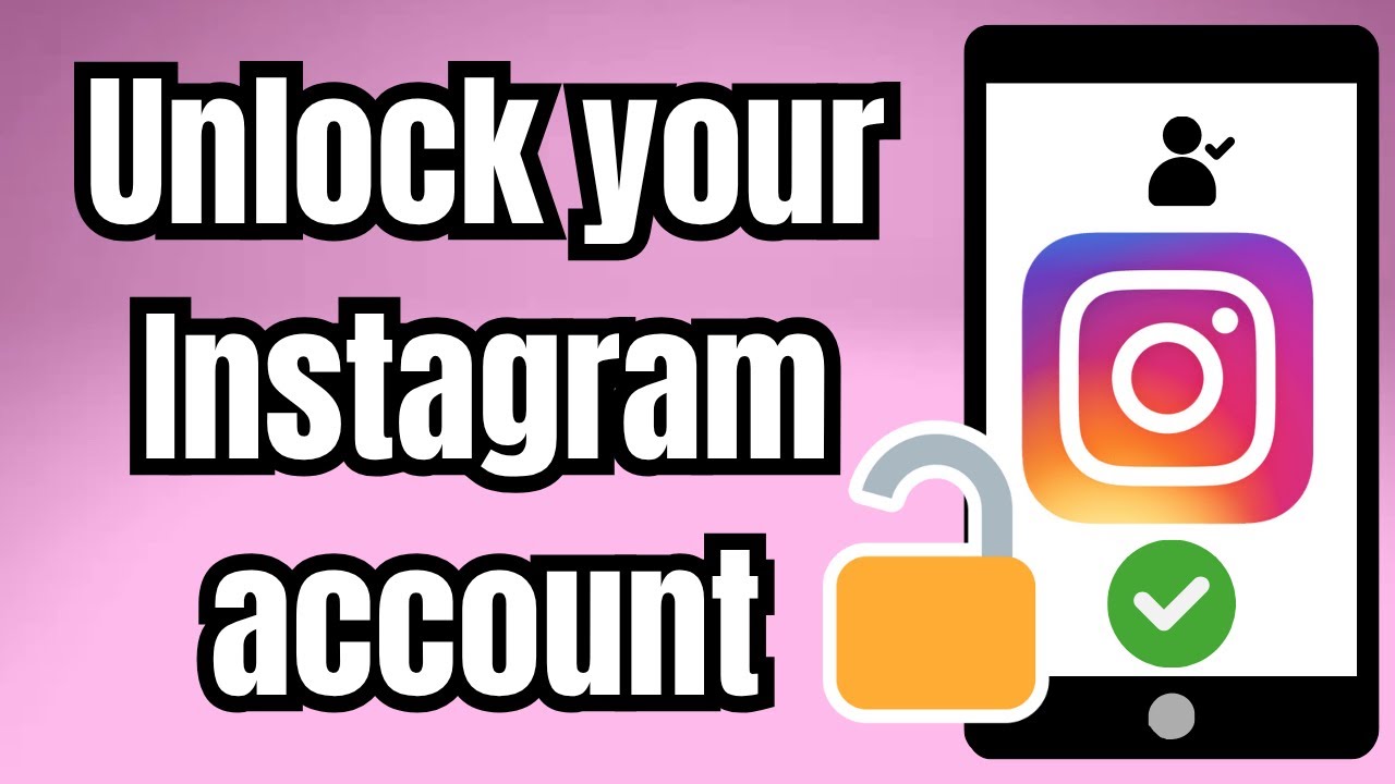 How to unlock your Instagram account - YouTube