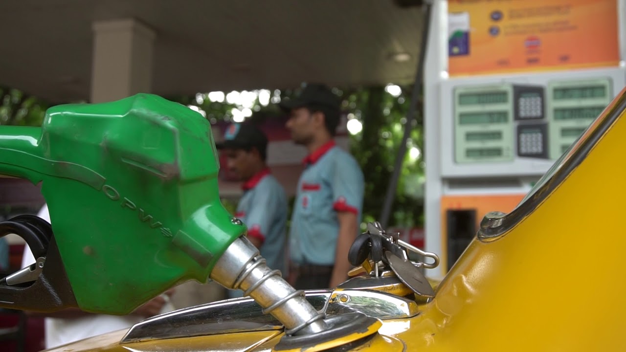 Royalty Free Video Footage | refilling fuel at petrol pump - YouTube