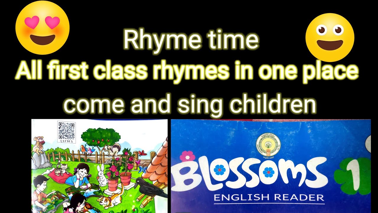 1 st class rhymes/AP blossoms text book - YouTube
