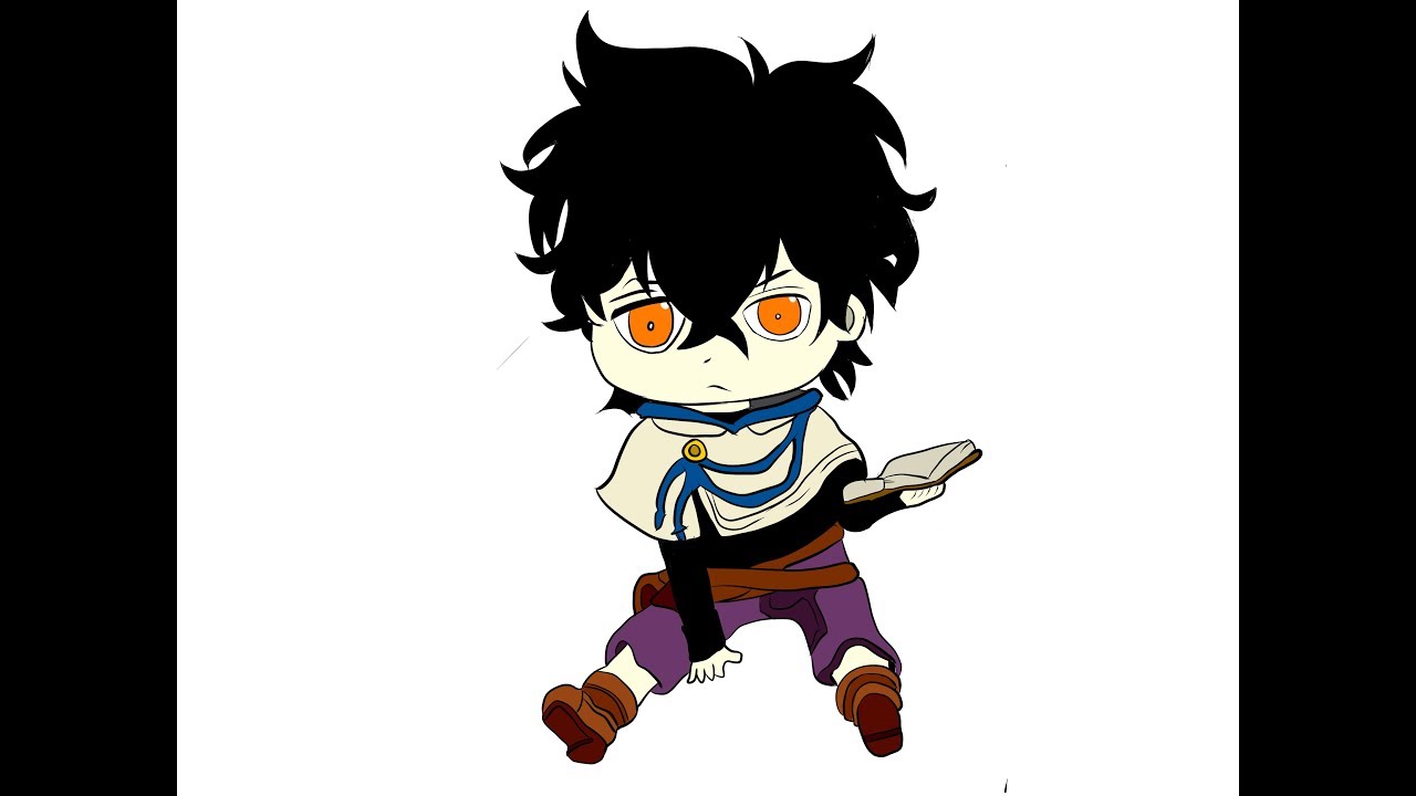 Yuno(Chibi form) Black Clover Speedpaint - YouTube