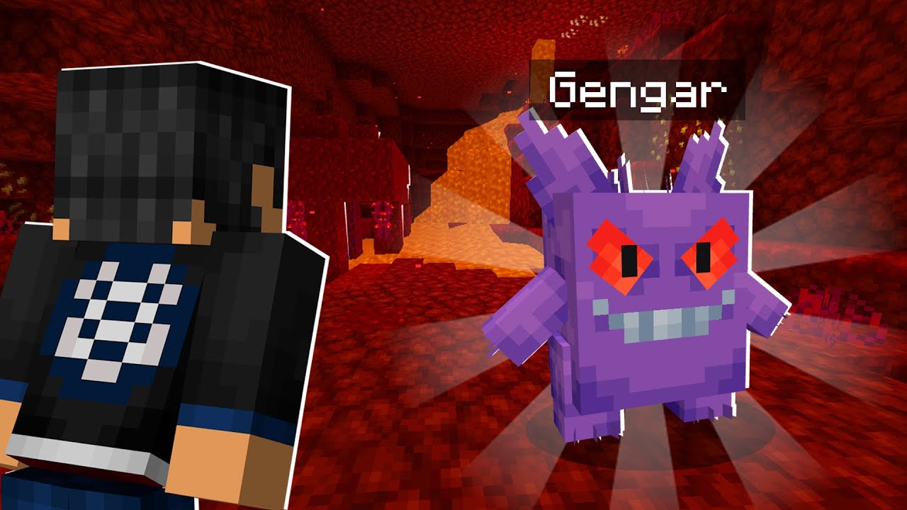 FUI PARA O NETHER PARA CAPTURAR ESSE POKEMON! - YouTube