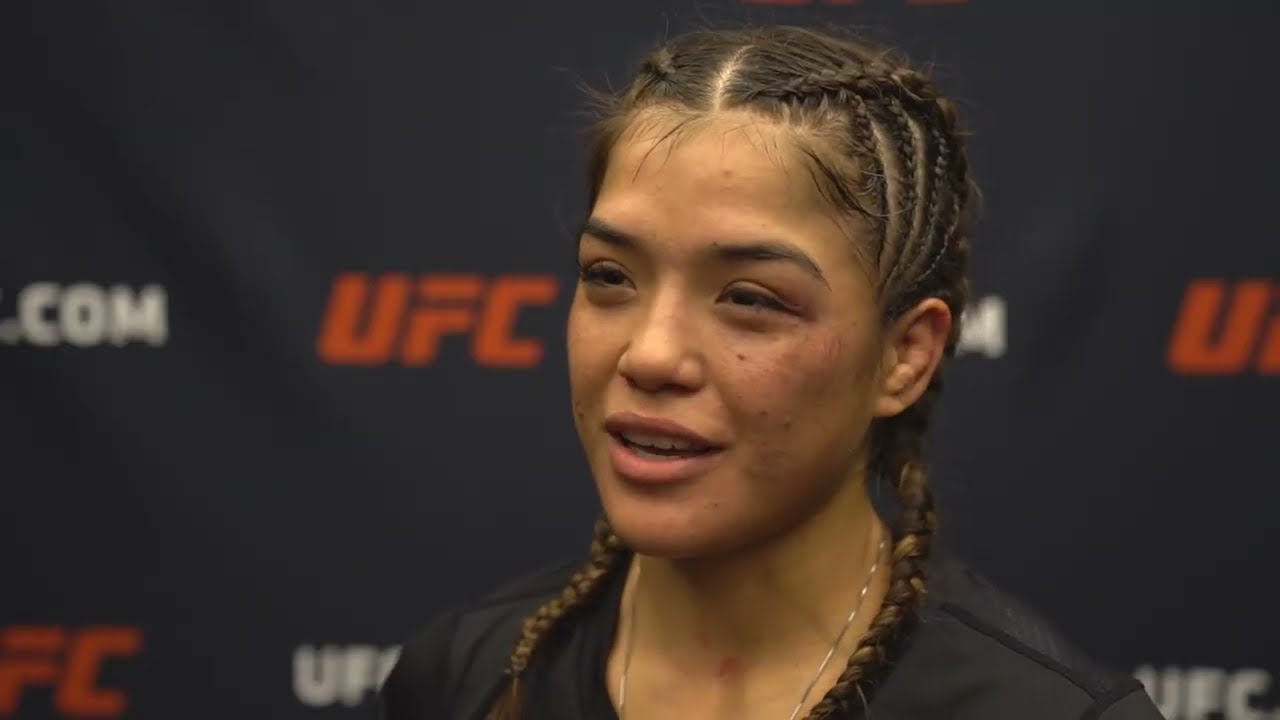 Tracy Cortez Habla Tras Tercera Victoria En UFC Vegas 24 - YouTube