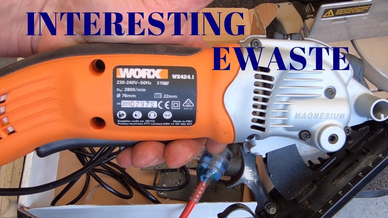 Interesting Scrap eWaste Items - Power Tools - YouTube