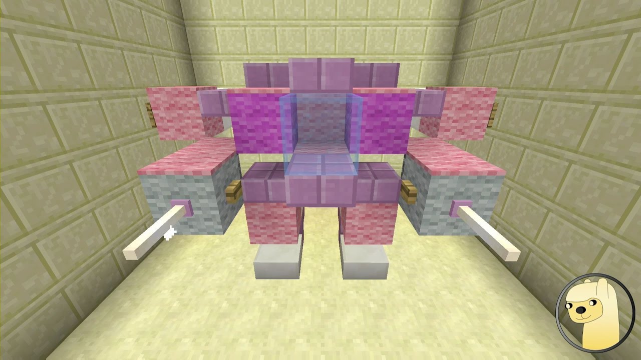 Minecraft - How To Build Overwatch D.Va Meka! - YouTube