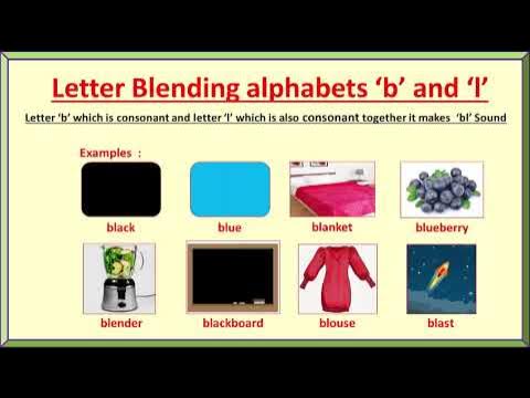 'Bl' and 'Br' Letter Blends, Consonant Blends, referred Building Blocks ...