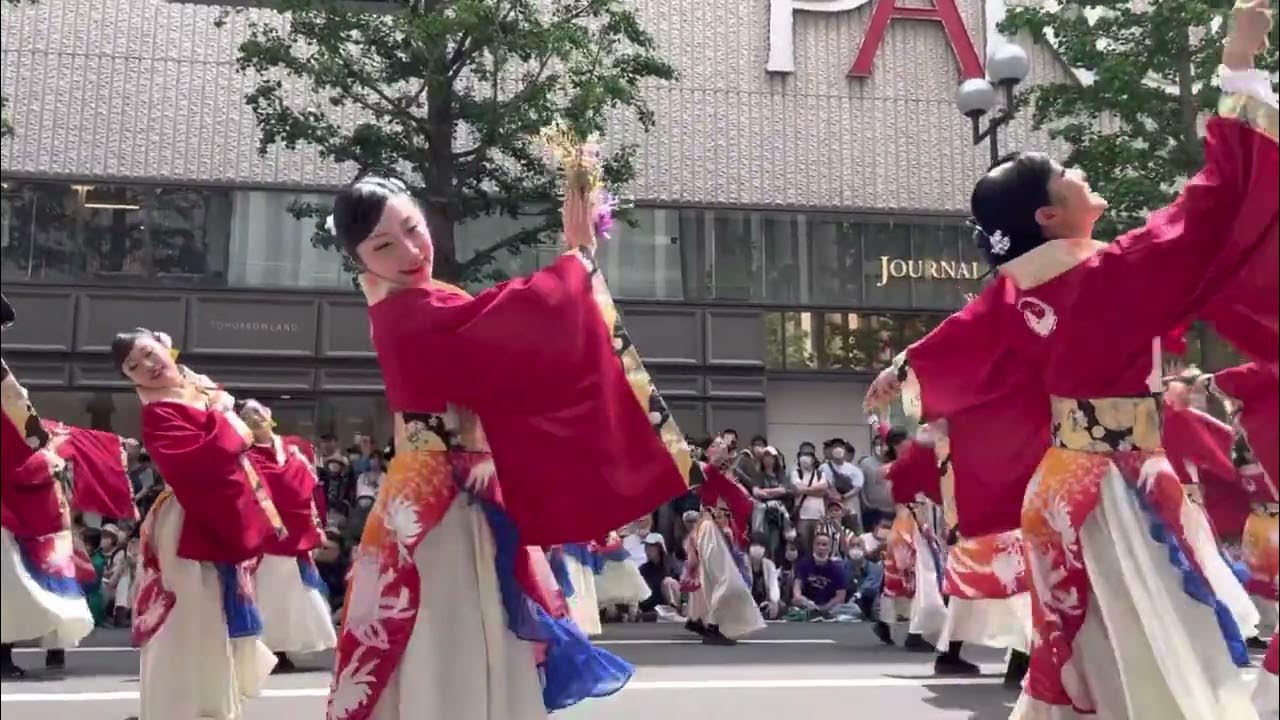 2023年YOSAKOIソーラン祭り SA:GA-彩雅- 一番街会場 - YouTube