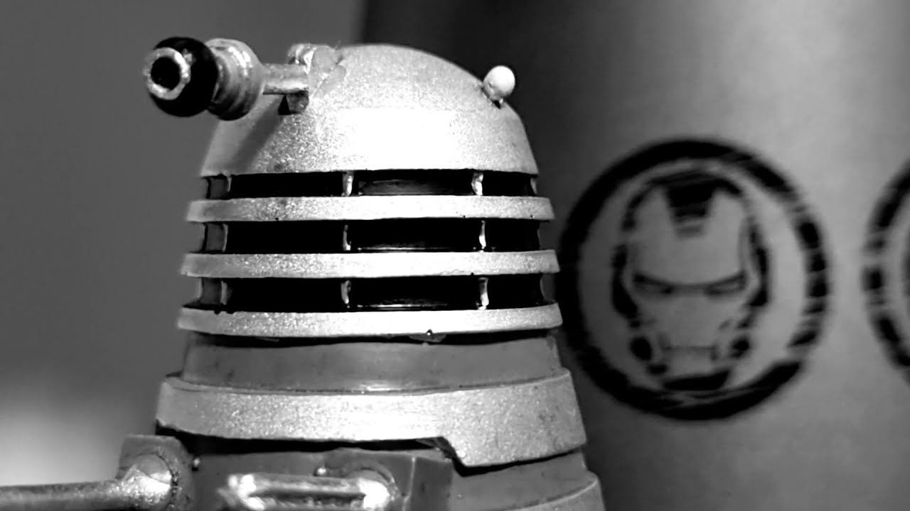 Doctor Who: German Dalek (black and white) - YouTube